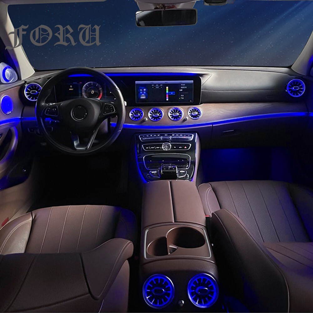 For Mercedes Benz E Class W213 e300 e43 e63 64 Colors Air Vent LED ...