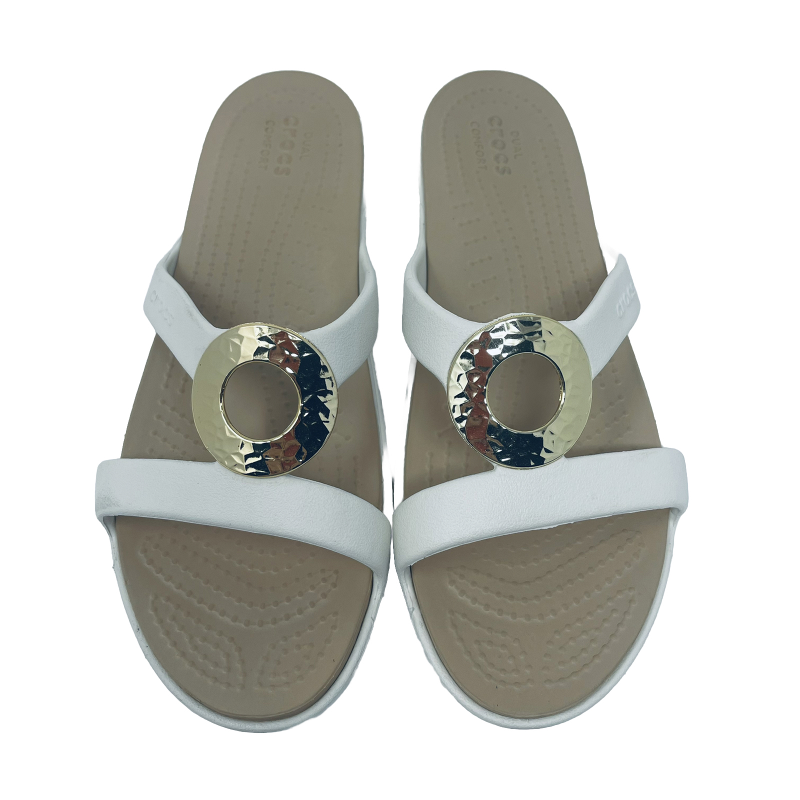 Crocs Sanrah Hammered Circle Slide Sandal Womens Size… - Gem