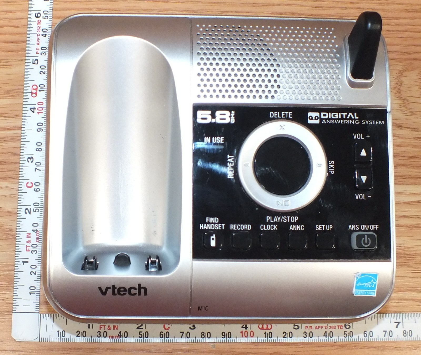 VTech (CS5121) 5.8GHz Digital Answering System W/ Handset, Charger ...