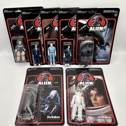 ALIEN Funko ReAction Super 7 Action Figures Set of 7 | eBay