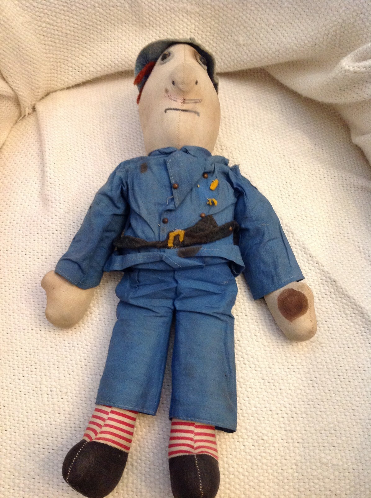 Early 1930s Volland Seldom Seen Percy Policeman Doll From Raggedy Ann ...