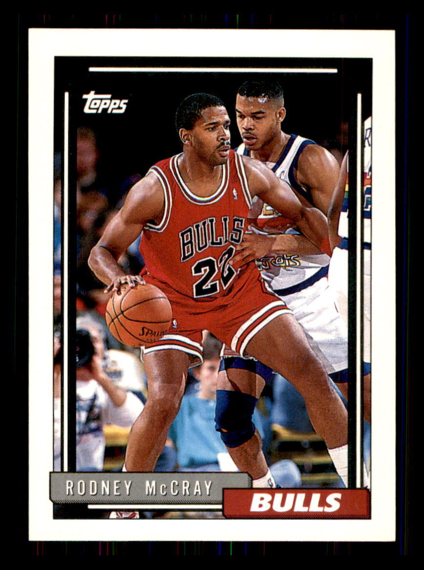 1992 Basketball Topps Rodney McCray Chicago Bulls #368 2 | eBay