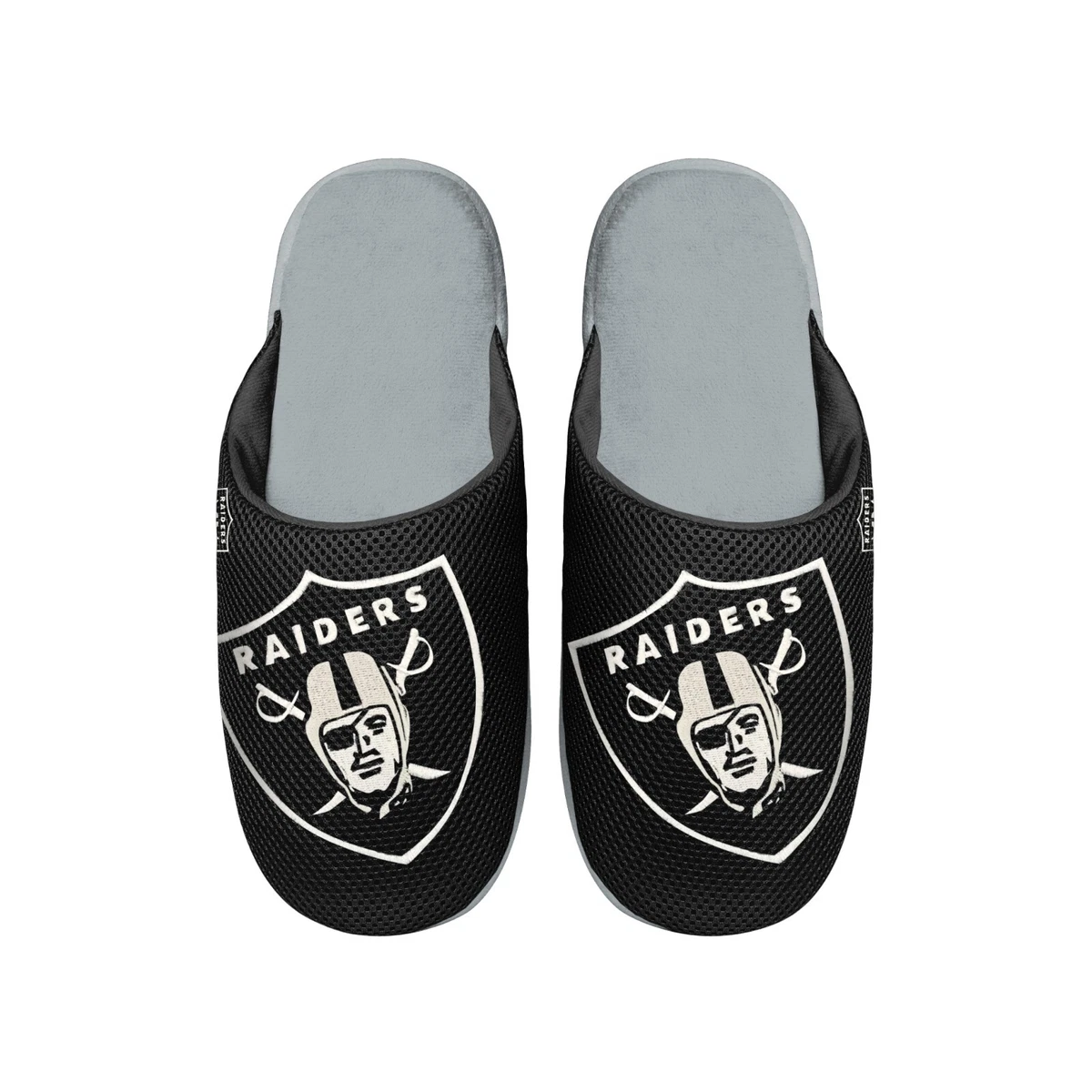 Las Vegas Raiders Striped Team Mens Slippers SWIT Sports, 41% OFF