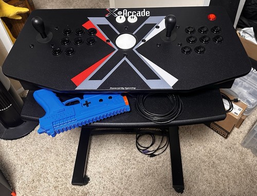 New X-Arcade Tankstick with Trackball 2-Player Controller with lightgun ...