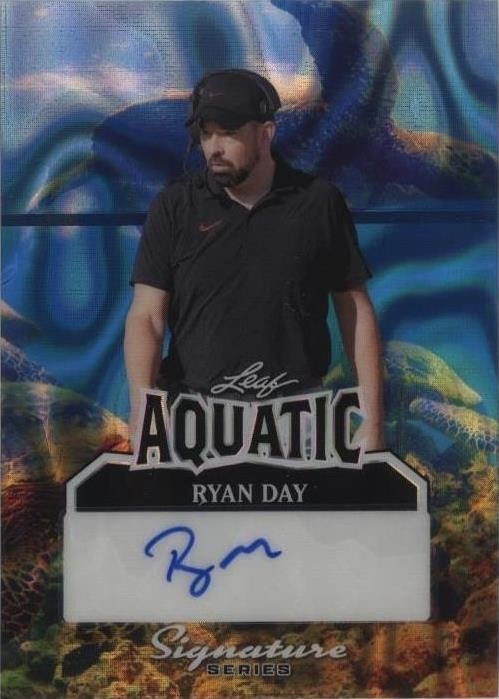 2025 Leaf Signature Series - Aquatic Ryan Day #A-RD1 Sea Turtle Lava /1 ...