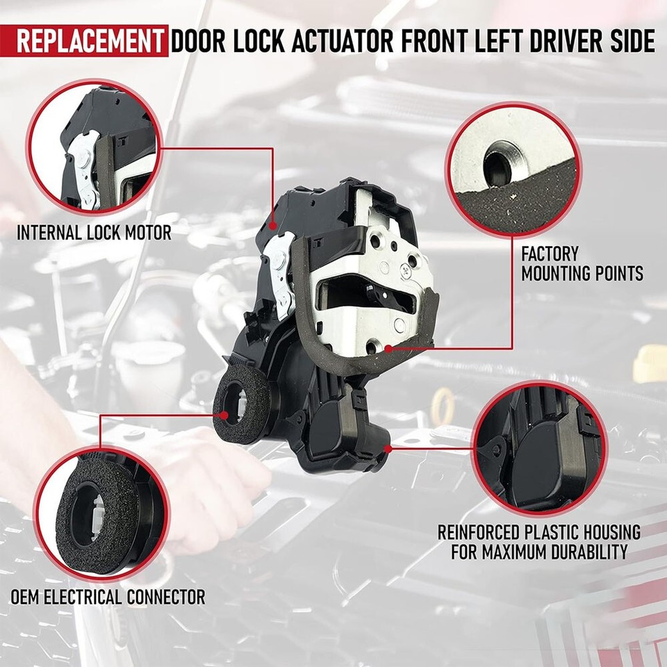Front Driver Side Door Lock Actuator Fits Toyota Highlander 3.5L Scion ...
