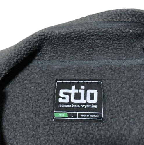 Stio Wilcox Recycled Full Zip Fleece Jacket Men’s size L in Abyss ...