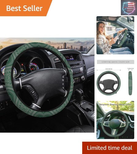 Mandala Universal 15-Inch Steering Wheel Cover - Stylish Neoprene ...