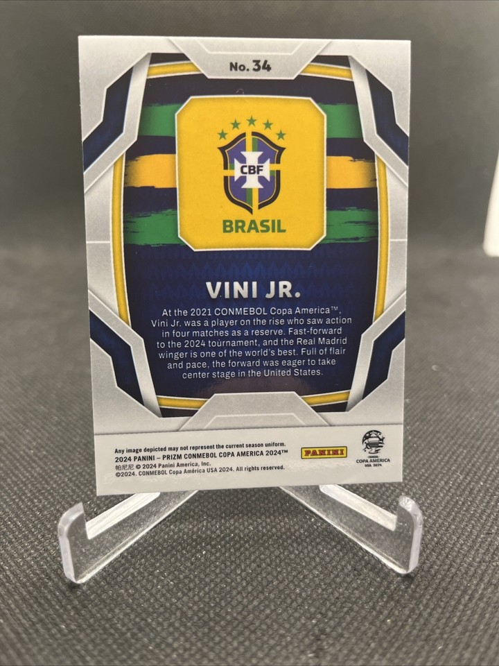 2024 Prizm Copa America Base #34 Vini Jr. - Brazil | eBay