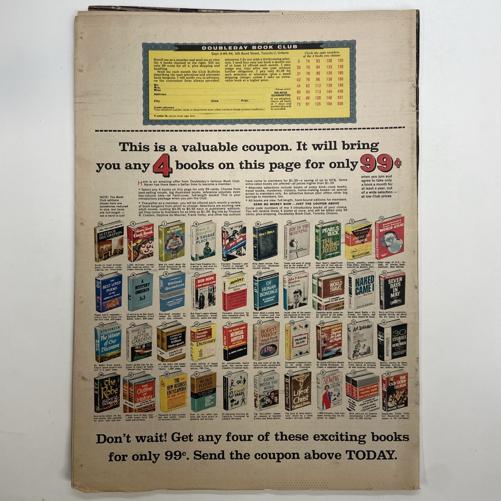 The Sunday Sun Vancouver BC Weekend Magazine September 26, 1964 Colette ...