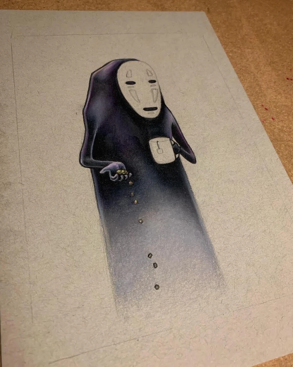 No Face Spirited Away Art