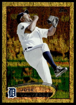 2012 Topps #564 Jose Valverde Gold Sparkle | eBay