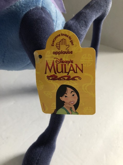 Disney Cri-kee Mulan Cricket Applause Plush Bendable 10" Long All Tags ...