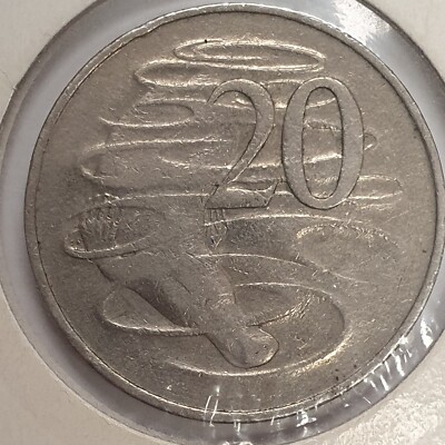 1966 Wavy "2" Very RARE Australian 20 Cent error coin Excellent ...