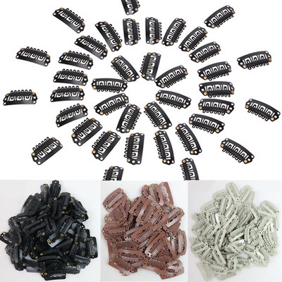 Wholesale 50PCS U Shape Steel Snap Clips For Feather Hair Extension ...