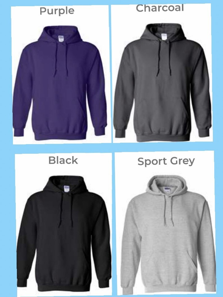Gildan Heavy Blend Pullover Hooded Sweatshirts G18500 Men's classic S ...