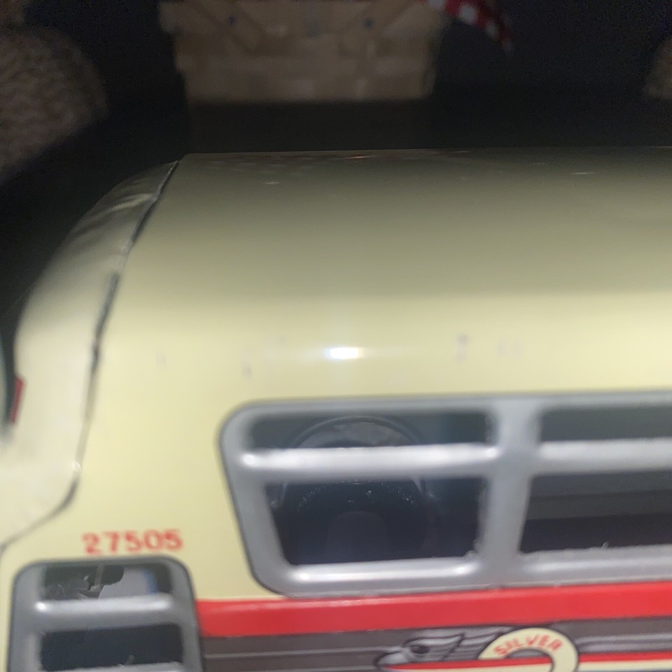 Charmy Toy Continental Trailways Silver Eagle Express Bus Friction Tin ...