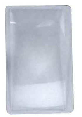 New 3pc 2X Credit Card Size Wallet Pocket Plastic Magnifier Magnifying ...