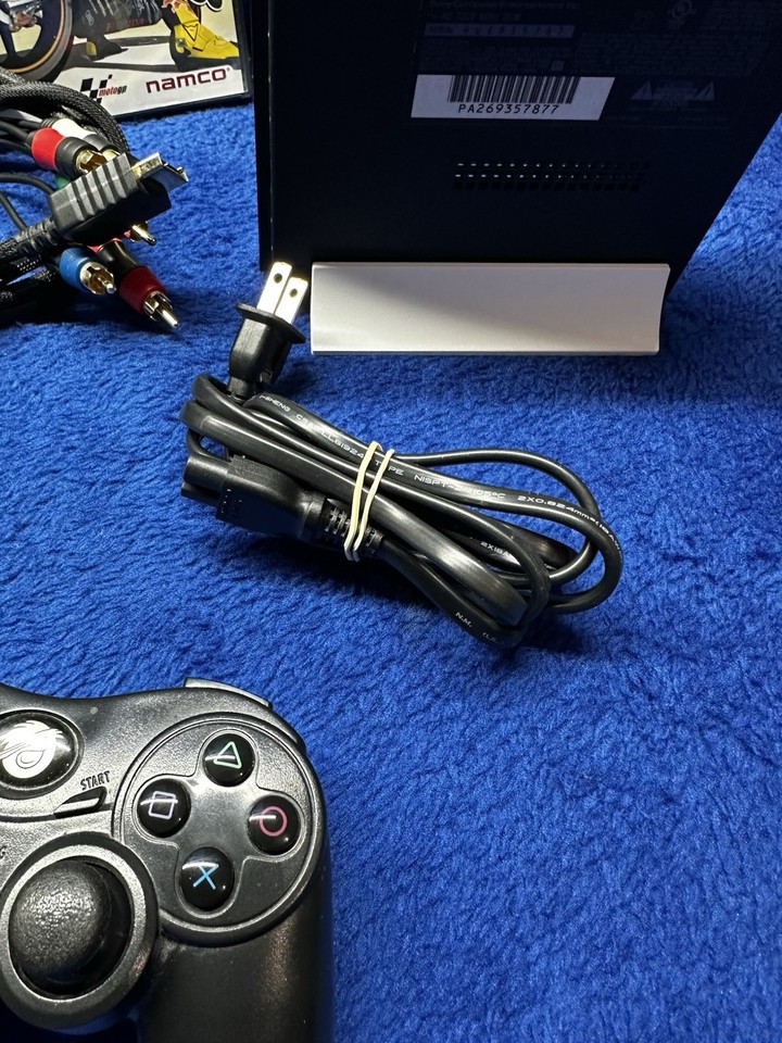 SONY PLAYSTATION 2 PS2 SLIM CONSOLE LOT BUNDLE WITH 3 GAMES *Tested ...