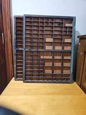 Antique Hamilton Letterpress Printer Drawer/Tray/Shadow Box | eBay