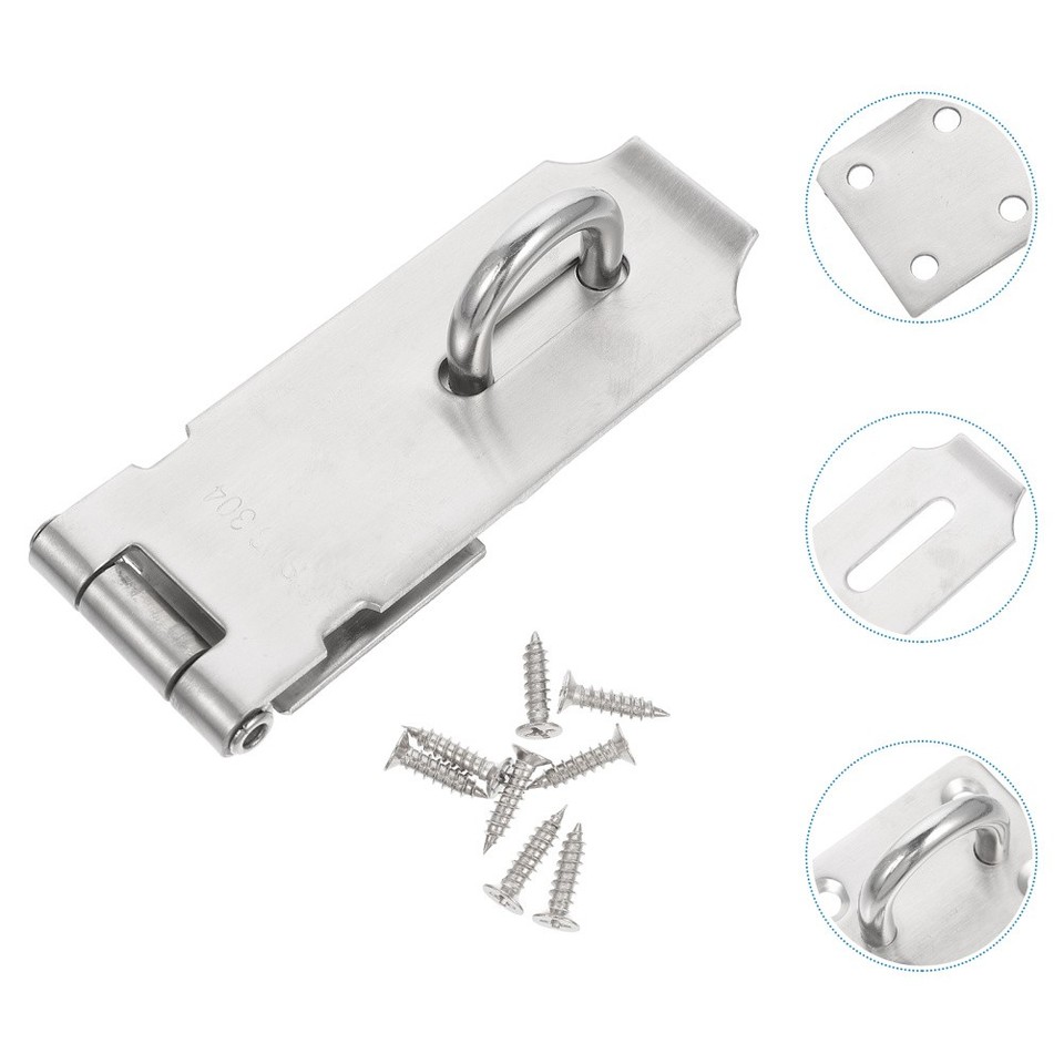 Stainless Steel Toggle Clasp Security Heavy Duty Latch Door Gate Lock ...