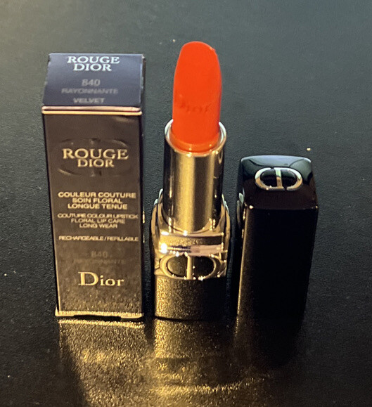 Dior Rouge Dior 840 Rayonnante Velvet Lipstick New! | eBay