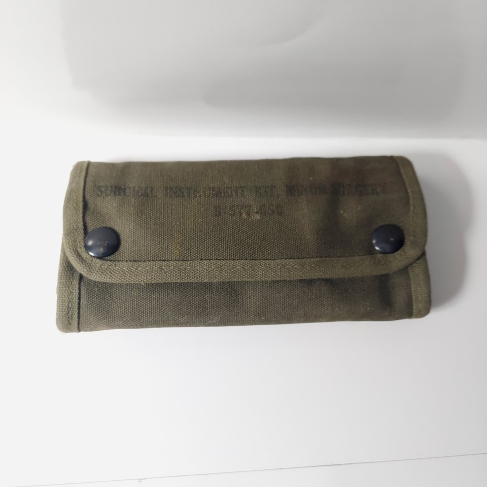 Vtg US Military Surgical Instrument Kit Minor Field Surgery 9-577-650 ...