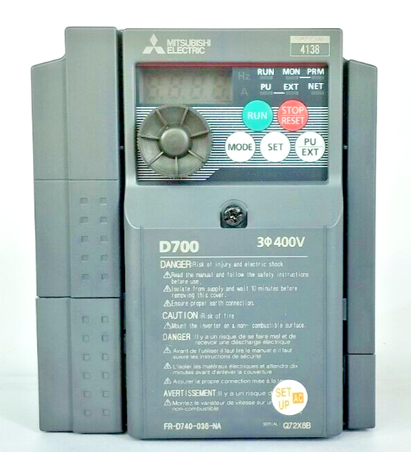 1PC FR-D740-036-E16 Mitsubishi VFD 400VAC 3 P, 1.5 KW/2HP- Brand New | eBay