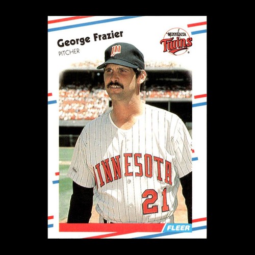 George Frazier 1988 Fleer Minnesota Twins #9 R326Q 9 | eBay