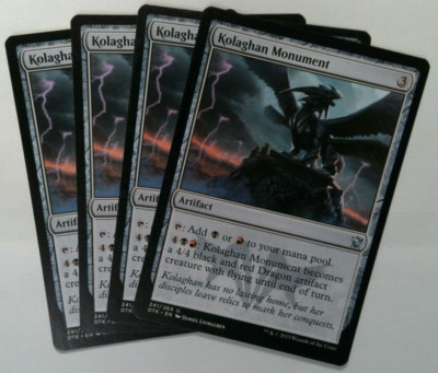 Mtg - Kolaghan Monument x4 | eBay