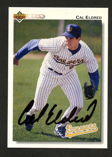 Cal Eldred #477 signed autograph auto 1992 Upper Deck Baseball Card | eBay