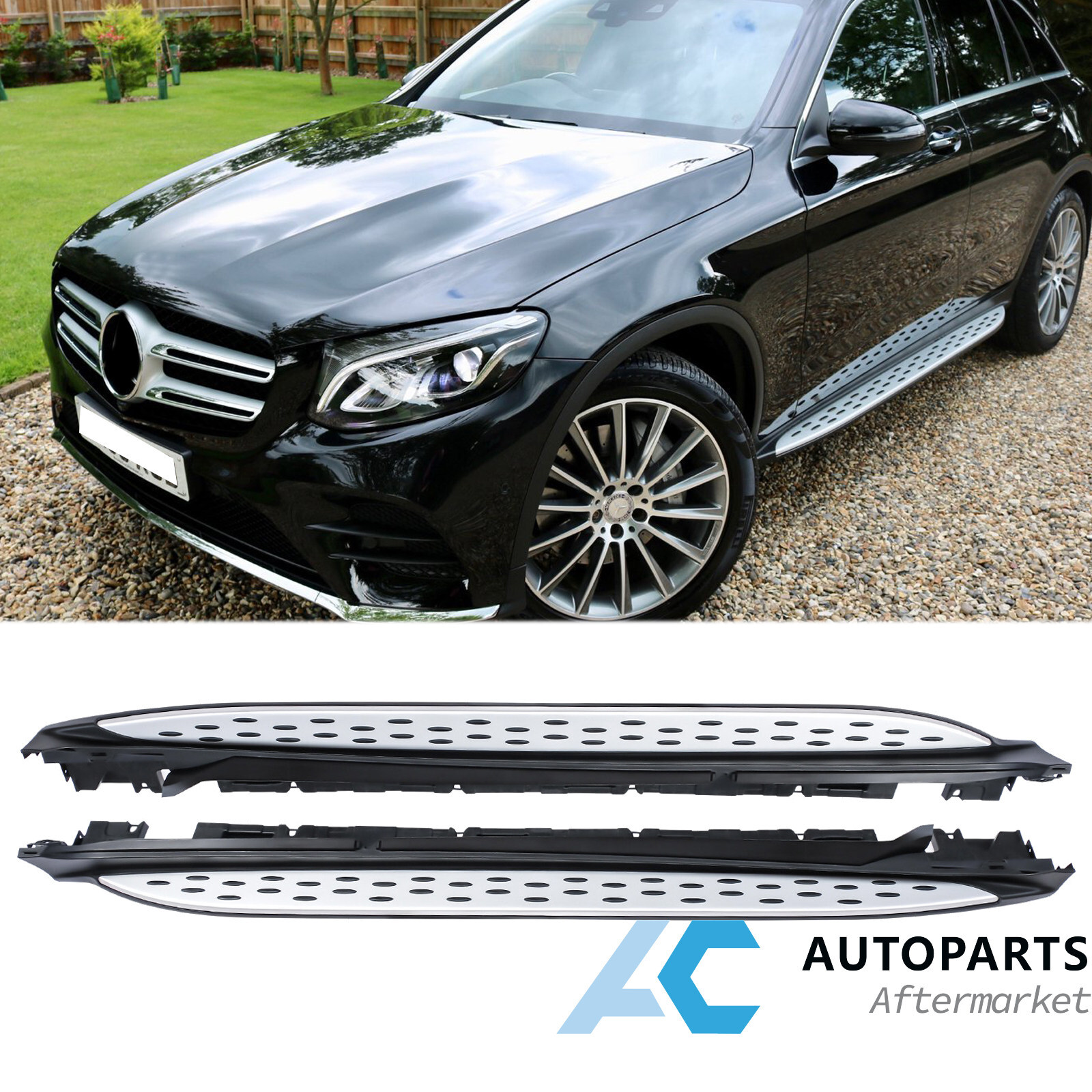 For 2016-2021 Mercedes GLC X253 GLC300 Running Boards Side Step Nerf ...