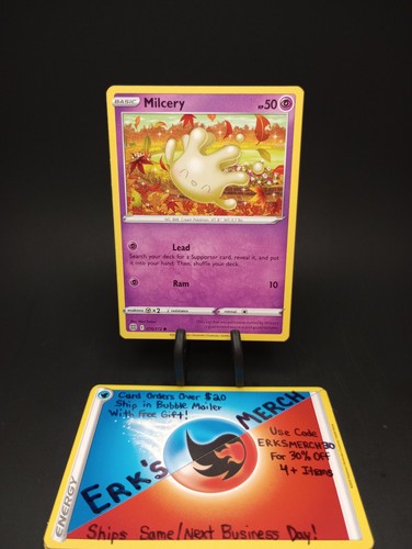 Milcery 070/172 Brilliant Stars NM Regular Common Pokemon Card | eBay