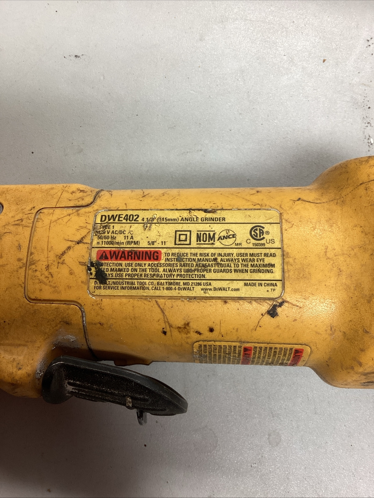 Dewalt DWE402 4.5" Angle Grinder Corded Electric 120V 11 Amps | eBay