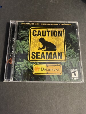 Seaman (Sega Dreamcast, 2000) Caution Seaman Complete Game CIB - No Mic ...