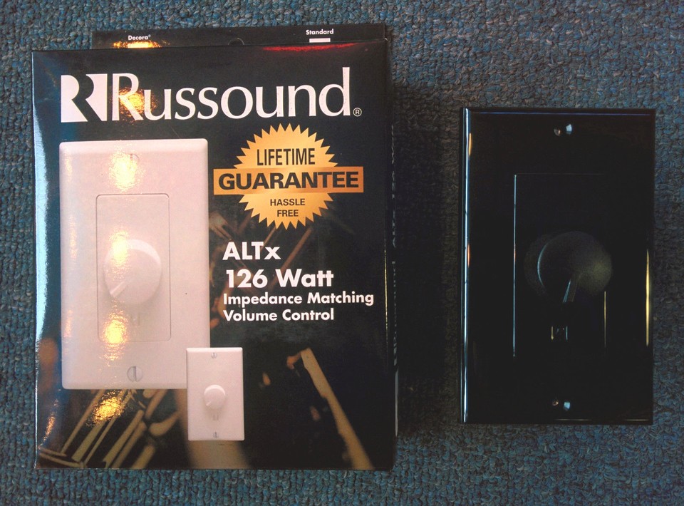 Russound ALTx-2D in BLACK 126 watts impedance matching in wall volume ...