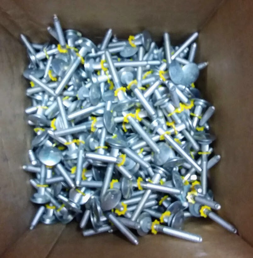 Huck Hucktainer® Steel Pin 3/8" Metal Clad HLPMC-R12-7PL Qty 400 | eBay