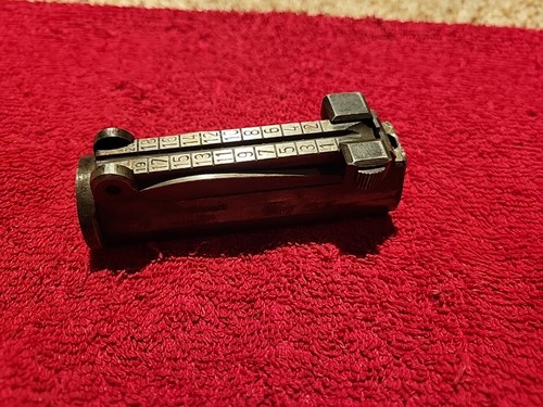 German Mauser K98 Rifle Rear Sight Assembly Base Ramp Spring Ladder ...