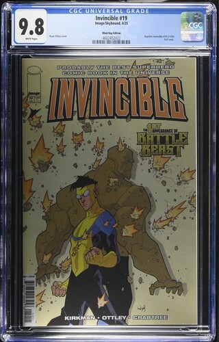 Invincible #19 Blind Bag Foil Variant Reprint Of 2004 Issue CGC 9.8 Image (2025) | eBay