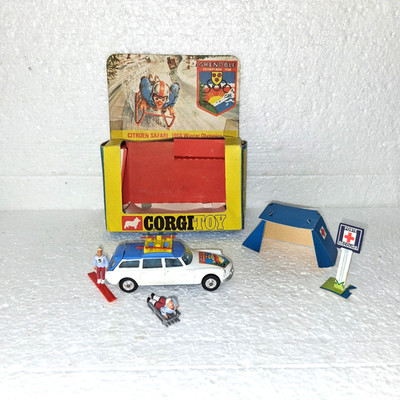 Vintage Corgi Toys 499 Citreon Safari 1968 Winter Olympics. Boxed VNM ...