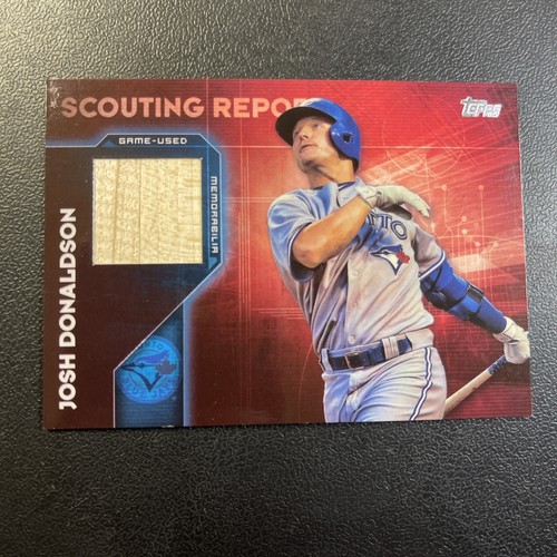 2016 Topps Josh Donaldson Scouting Report Game Used Relic Srr-Jdo 🔥 | eBay