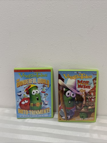 Veggie Tales DVD Lot Of 2 Great Condition The Wonderful World Of Auto ...