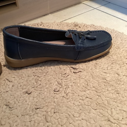 Ladies UK Size 6 Dark Blue Cotton Traders Flat Shoes | eBay