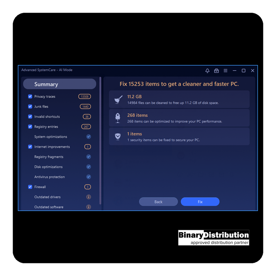 IObit Advanced SystemCare PRO 18 - 3 PC 1 Year - [Download] | eBay