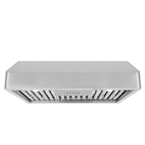 30 In. Under Cabinet Range Hood 500 CFM, Push Button, Stainless Steel ...