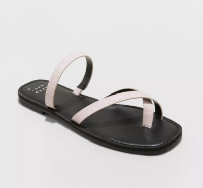 NEW A New Day Women's Felicity Cross Strap Sandal Size 7.5 | eBay