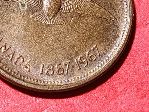 1867/1967 Canadian Cent DOUBLE 1867 1967 DATE | eBay
