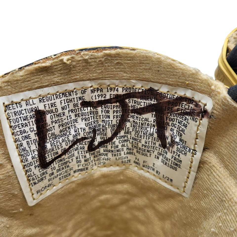 Vintage Ranger FireWalker Rubber Firefighter Boots Men's 7.5 Medium ...