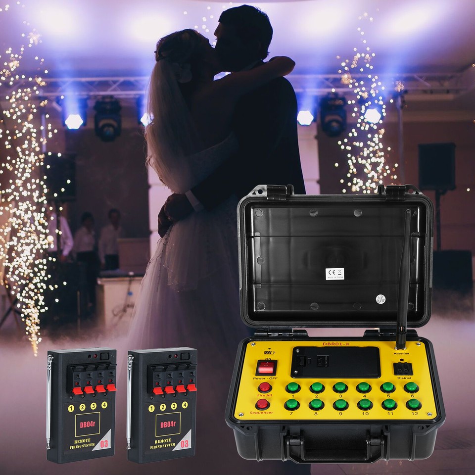 36 Cues Wireless Fireworks Firing system remote control fire control ...