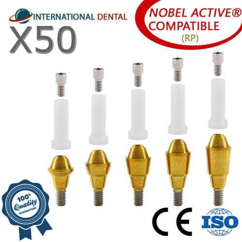 50 Straight Multi Unit Adapter Head Set Plastic Sleeve N0bel Active Hex ...